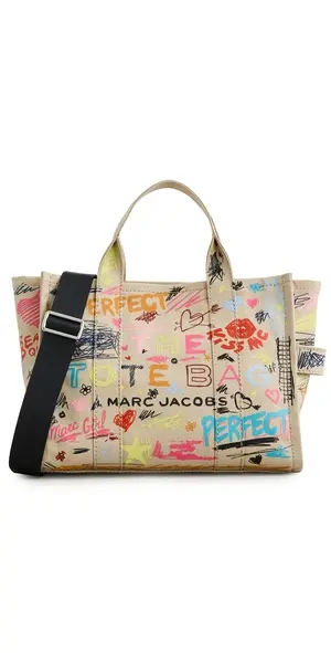 Marc Jacobs The Medium Tote - Beige Multi