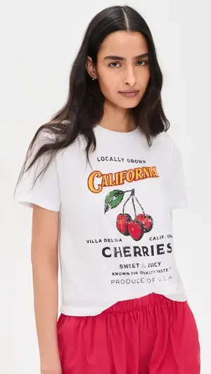 SUNNY SOMEWHERE Cherries Everyday Tee
