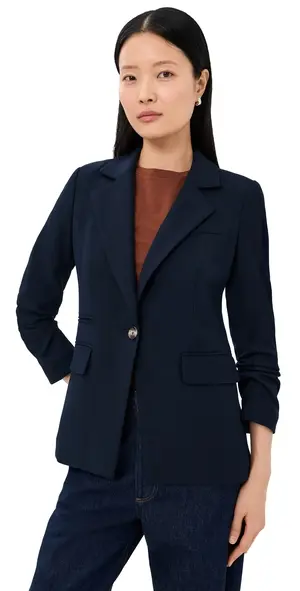 Veronica Beard Battista Dickey Jacket - Navy
