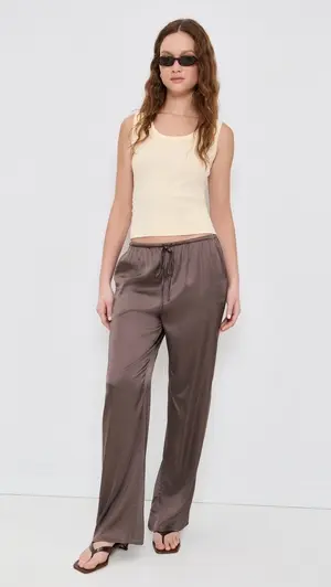 Enza Costa Supima Baby Rib Tank