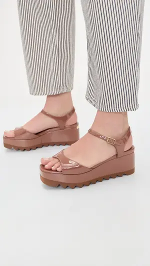 Stella McCartney Elyse Patent Sandals