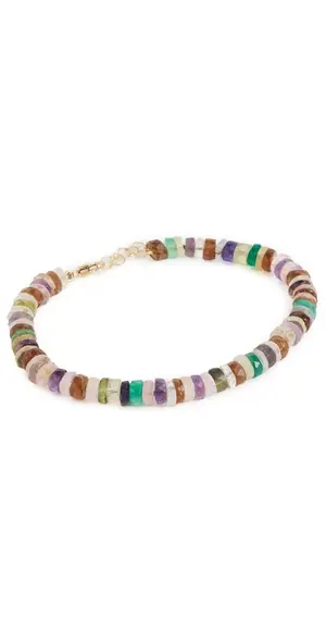 Jia Jia 14k Rainbow Gemstone Bracelet - Multicolored