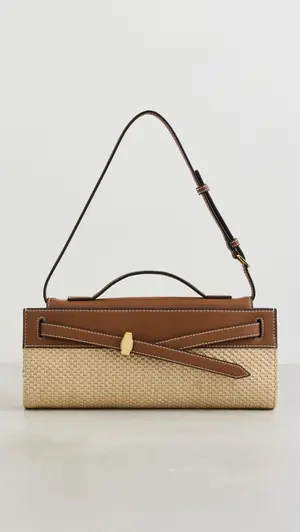 Veronica Beard Raffia Dash Clutch
