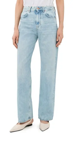 Bite Studios Ease Cotton Denim Jeans - Brushed Light Blue