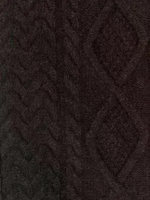 Miu Miu Dark Textured Scarf