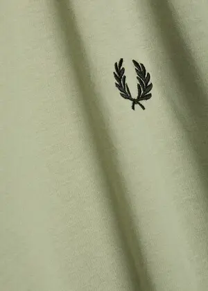 Fred Perry Embroidered Logo Cotton T-shirt - Green