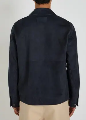 Givenchy Patch Pocket Suede Overshirt