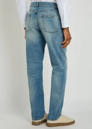 LARDINI Relaxed Tapered-leg Jeans