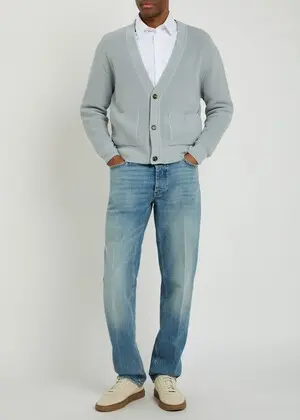 LARDINI Relaxed Tapered-leg Jeans