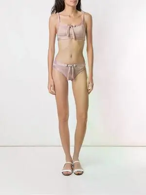 AMIR SLAMA Front Tie Detail Bikini Set