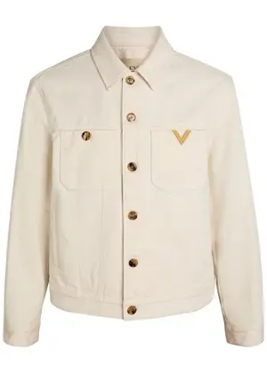 Valentino Garavani Distressed Jackets For Men