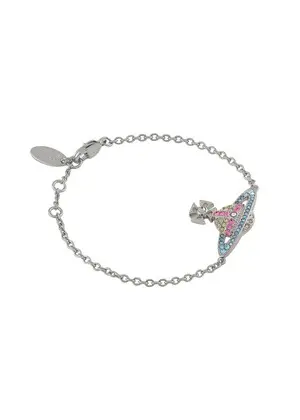 VIVIENNE WESTWOOD Kika Crystal-embellished Orb Bracelet - Multicoloured