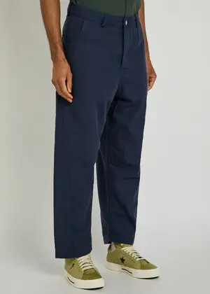 You Must Create Barrel-leg Canvas Trousers