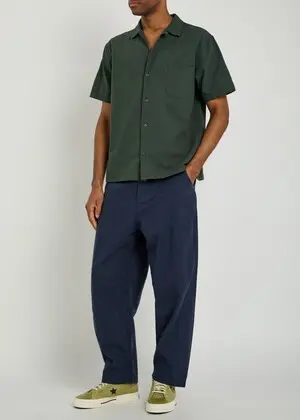 You Must Create Barrel-leg Canvas Trousers