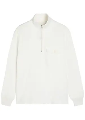 C.P. COMPANY Logo-embroidered Cotton Sweatshirt