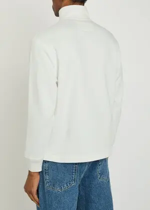 C.P. COMPANY Logo-embroidered Cotton Sweatshirt