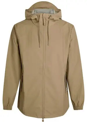 Rains Storm Breaker Hooded Waterproof Jacket - Beige