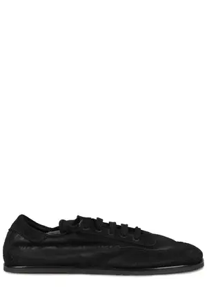 Dear Frances Mesh And Suede Sneakers - Black
