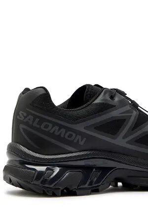 SALOMON Xt-6 Panelled Mesh Sneakers - Black