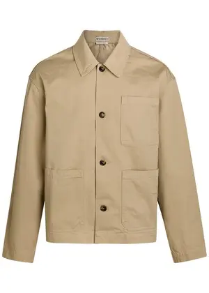 JW Anderson Patch Pocket Cotton Jacket - Beige