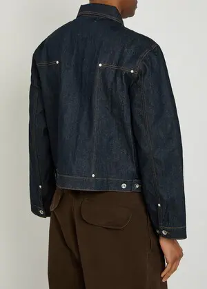 You Must Create Raw Panelled Denim Jacket