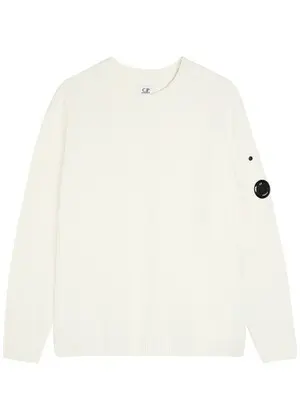 C.P. COMPANY Cotton Jumper - White