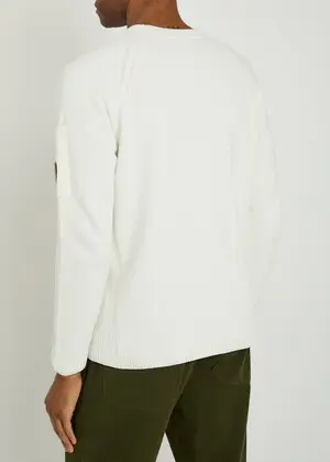 C.P. COMPANY Cotton Jumper - White