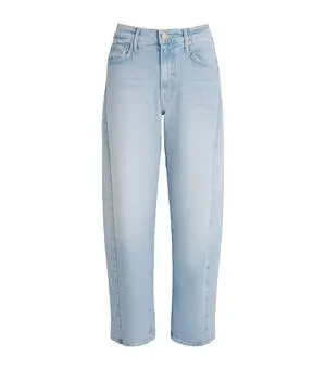 MOTHER The Mid-rise Half-pipe Wide-leg Jeans - Blue