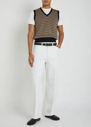 LEMAIRE Patterned Cotton-knit Vest