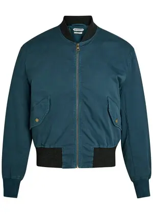 JW Anderson Cotton Bomber Jacket - Navy