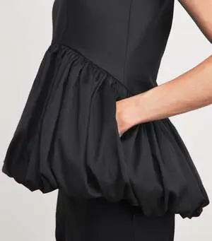 RÓHE Virgin Wool-silk Peplum Top