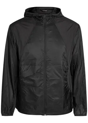 HIKING PATROL Orbit Lt Hooded Nylon Jacket - Black