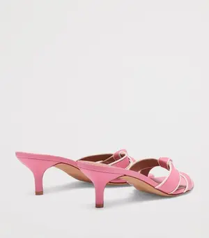 MALONE SOULIERS Leather Raquel Heeled Sandals 45 - Pink