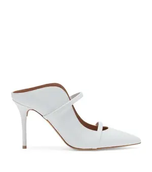 MALONE SOULIERS Leather Maureen Mules 70 - White