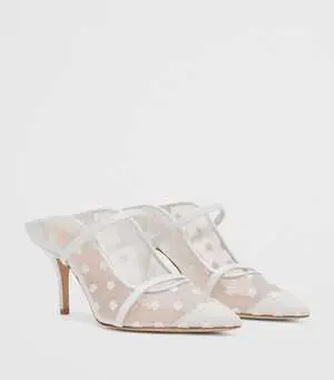 MALONE SOULIERS Maureen Mesh Mules 70 - White