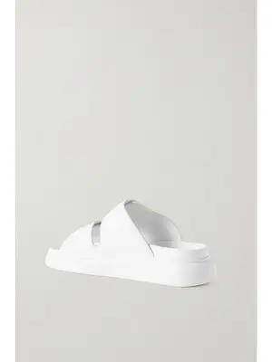 Alexander McQueen Leather Exaggerated Sole Sandals