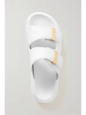 Alexander McQueen Leather Exaggerated Sole Sandals