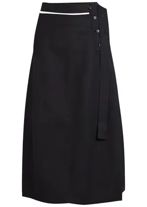 Studio Nicholson Belted Midi Skirt