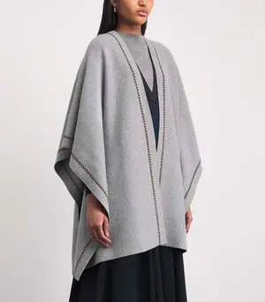 Johnstons Of Elgin Cashmere Hawk Poncho