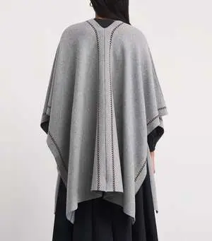 Johnstons Of Elgin Cashmere Hawk Poncho