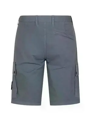 Stone Island Cargo-pocket Bermuda Shorts - Blue