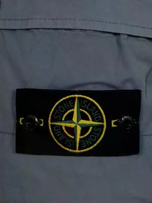 Stone Island Cargo-pocket Bermuda Shorts - Blue