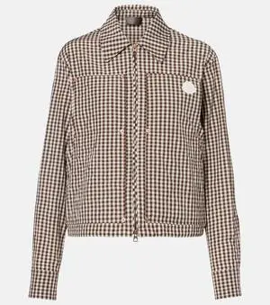 Moncler Checked Cotton-blend Jacket