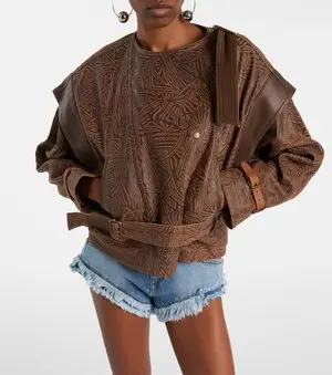 Isabel Marant Étoile Erine Belted Leather Jacket