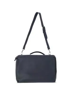Fendi Large Peekaboo Leather Shoulder Bag - Blue