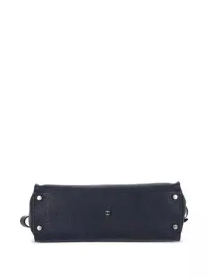 Fendi Large Peekaboo Leather Shoulder Bag - Blue