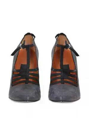 LANVIN Leather Strappy Pumps