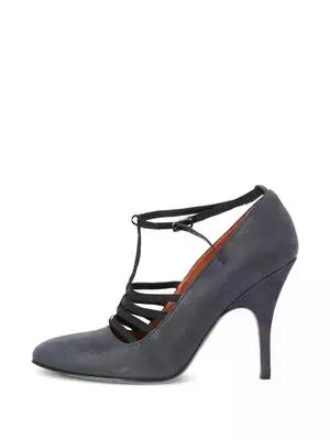 LANVIN Leather Strappy Pumps