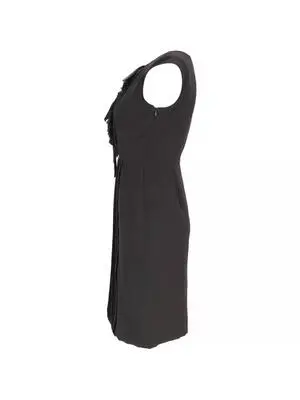 Max Mara Pleat-accent Midi Dress