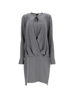 Brunello Cucinelli Draped Mini Dress